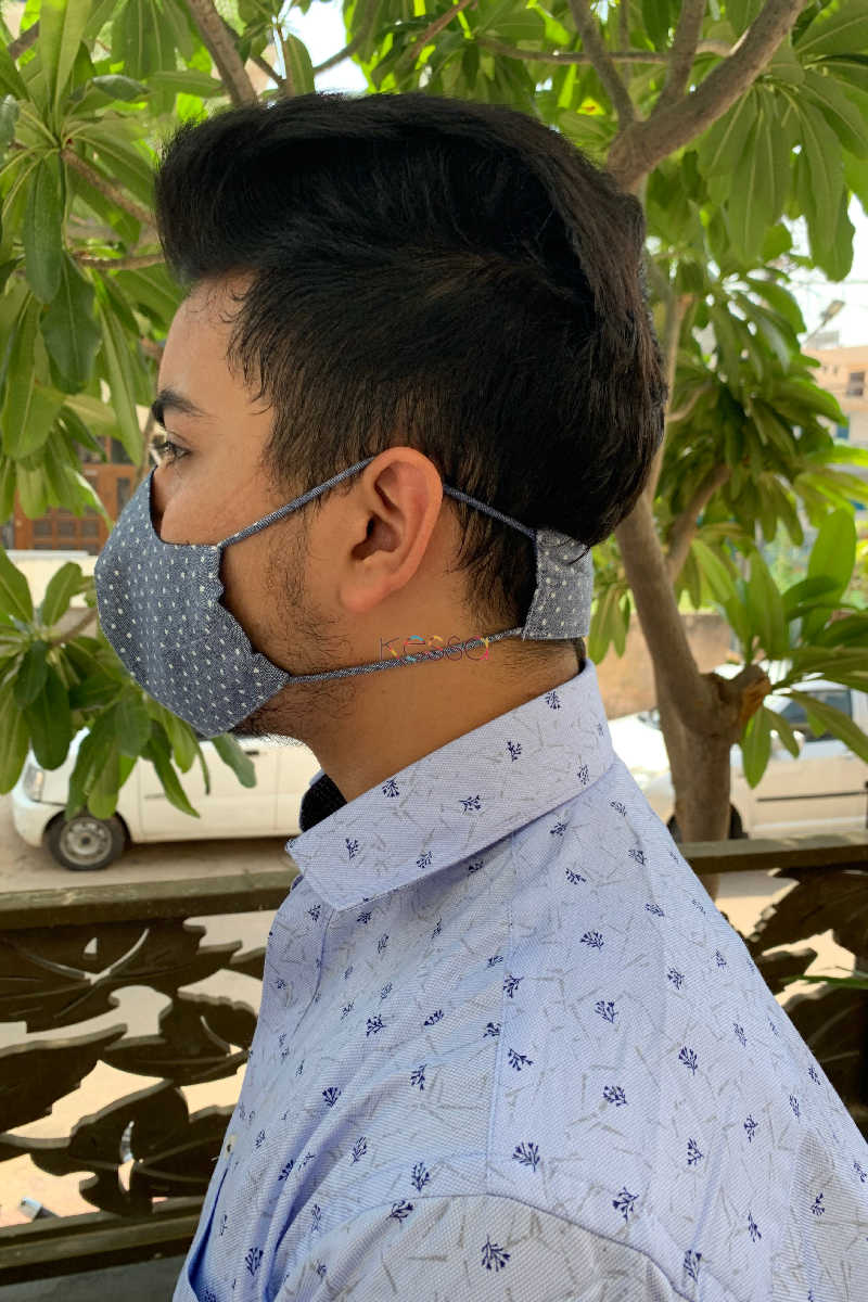 Buy Male Mask Online | Cotton Face Mask Shopping - Kusvaa