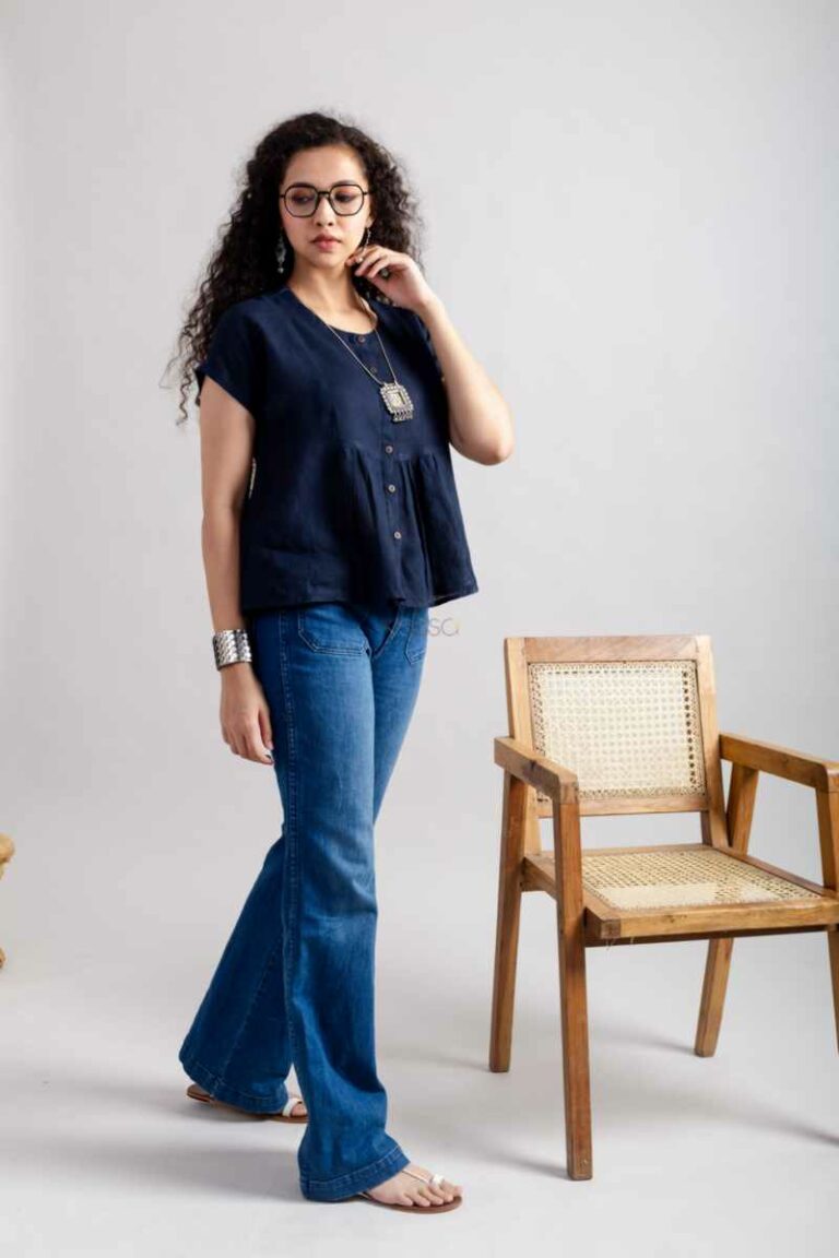 Buy Graceful WS937 Indeera Linen Kurta Dupatta Set Online | Kusvaa
