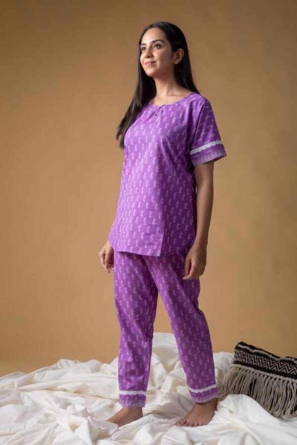 Buy Charming WS1102 Chancy Cotton Loungewear Set Online | Kusvaa