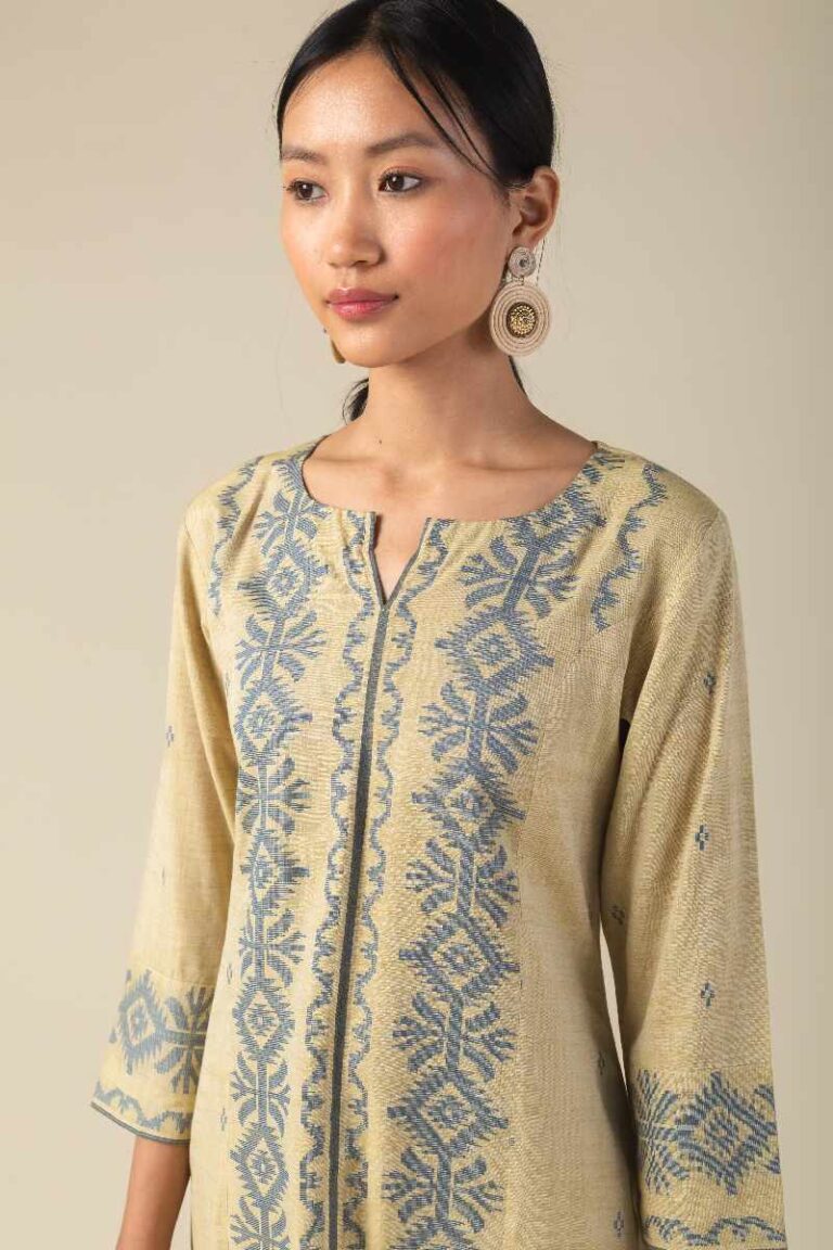 Buy Amazing COOD014 Hridya Handloom Co-ord Set Online | Kusvaa
