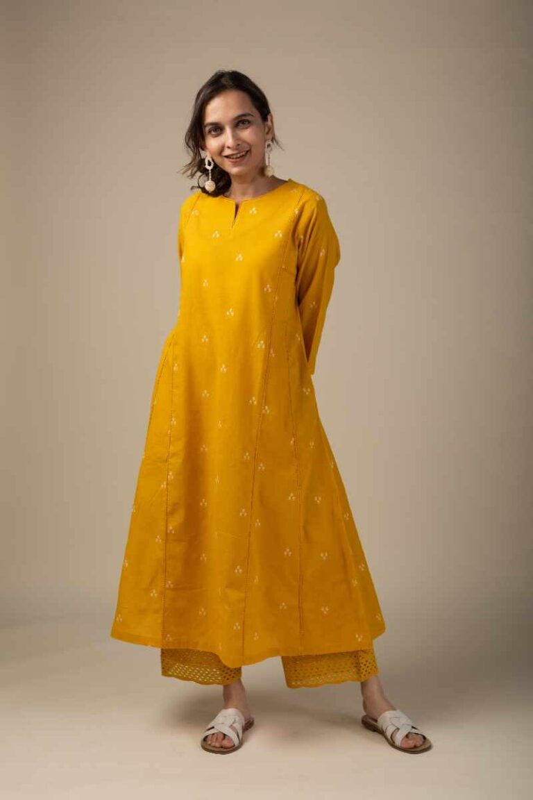 Buy Adorable WKR011 Aarohi Handloom Cotton Kurta Online | Kusvaa