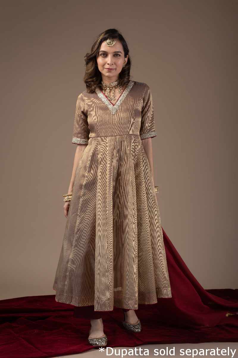 Buy Tantalizing CSS002 Veechi Chanderi Complete Suit Set Online | Kusvaa