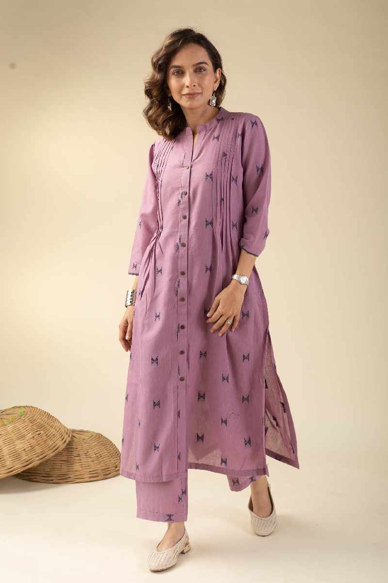 Buy Exquisite COOD049 Megha Cotton Kurta Pant Set Online | Kusvaa