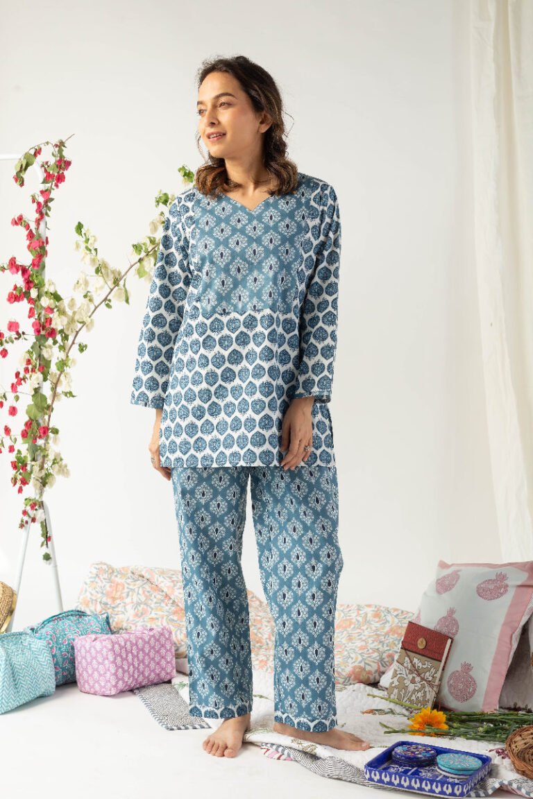 Buy Excellent LWJ002 Mimansa Cotton Loungewear Set Online | Kusvaa