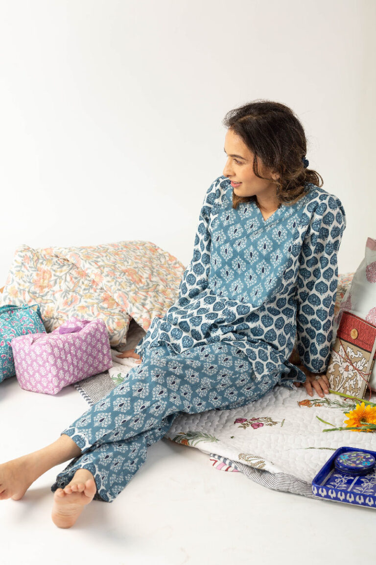 Buy Excellent LWJ002 Mimansa Cotton Loungewear Set Online | Kusvaa