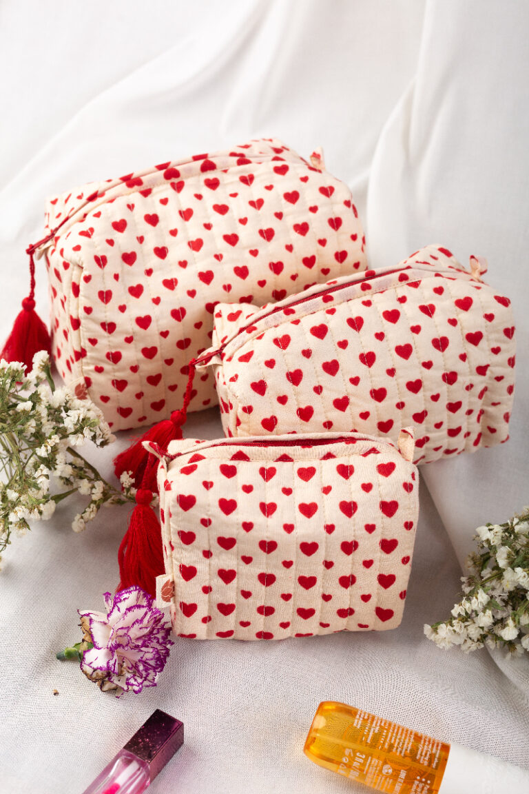 Buy Blissful UBG010 Ashwini Toiletry Pouch Set Of 3 Online | Kusvaa