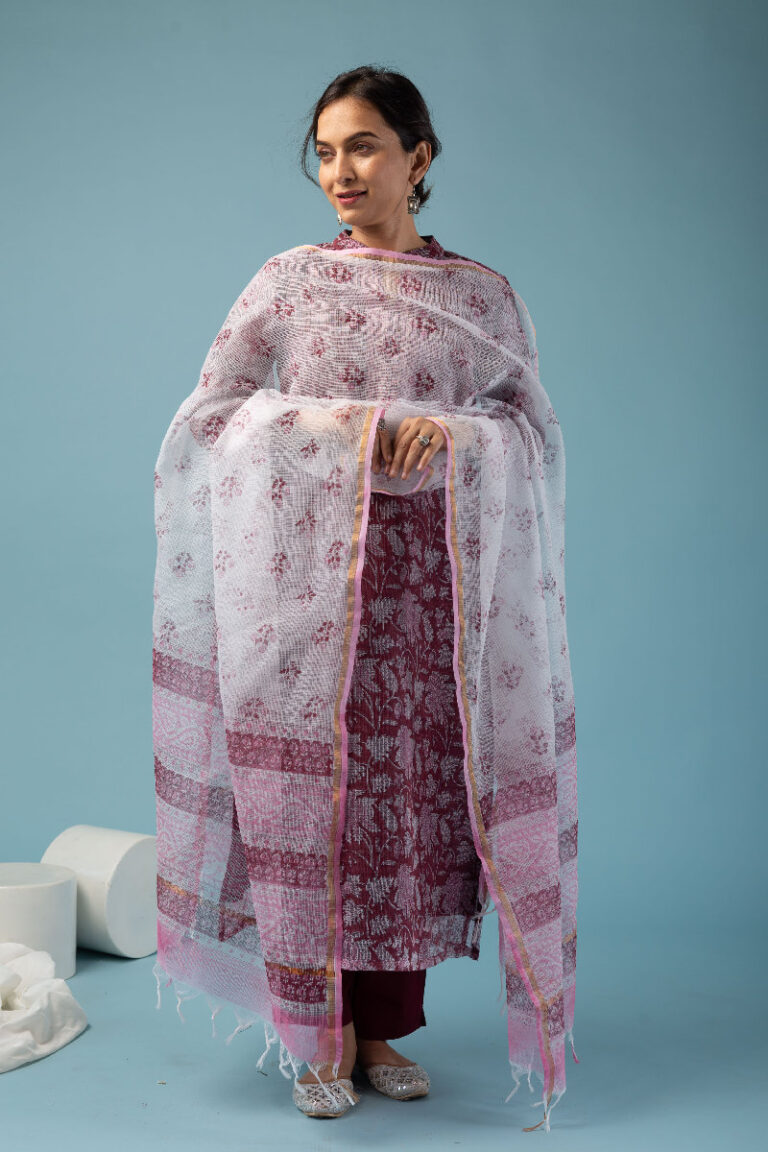 Buy Vibrant KDS015 Tvisha Kurta With Dupatta Set Online | Kusvaa